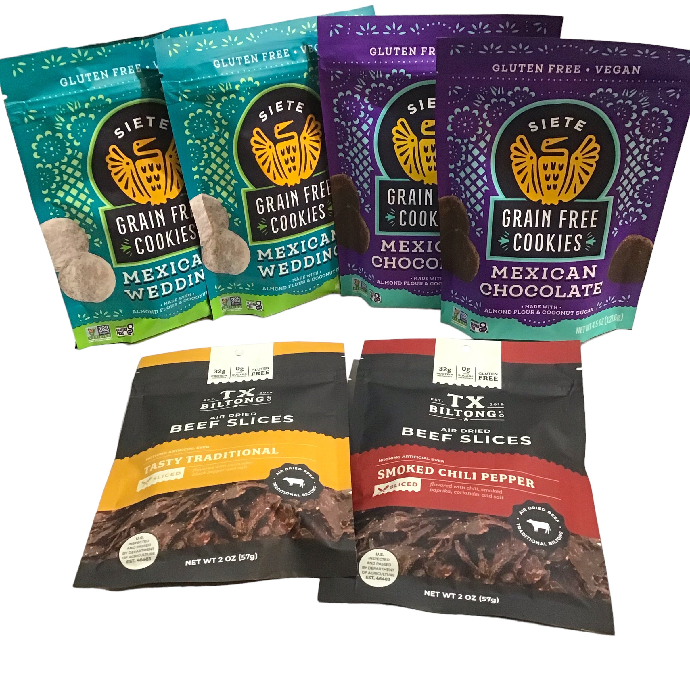 Buy 6-pc Gluten-Free Texas Foods Snack Box Gift Set – texasfoodsdirect